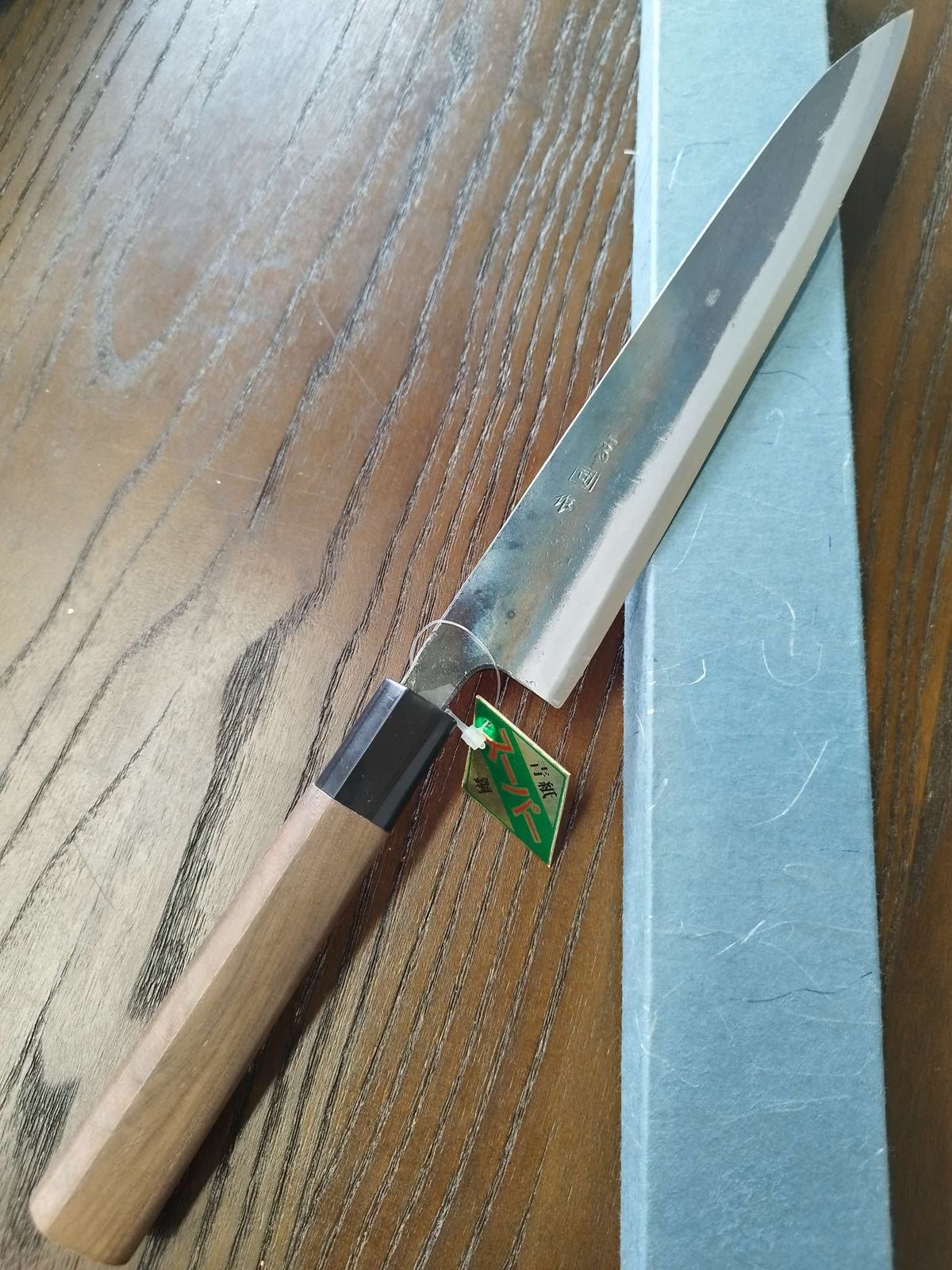 Tosa Tsukasa Aogami Super Kurouchi Sujihiki 240mm — Salamander Tools