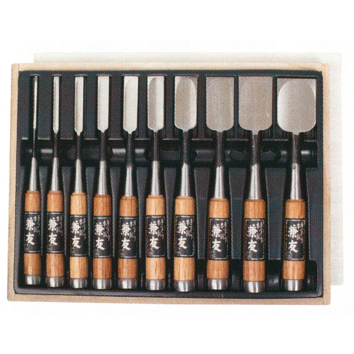 Japanese Wood Chisel Set Yasuki Steel A-6 — Salamander Tools