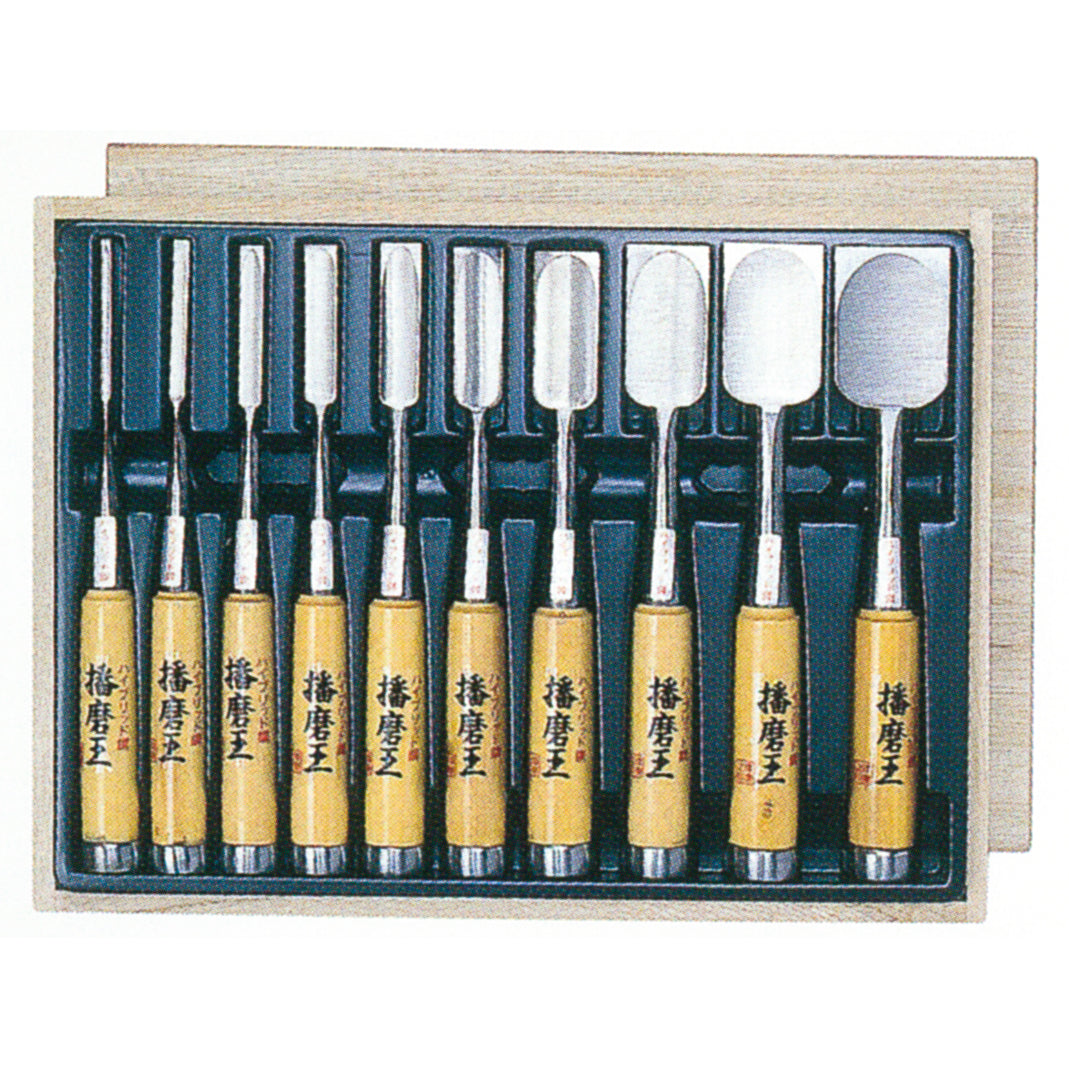 Japanese Wood Chisel Set Hybrid Steel A-8 — Salamander Tools